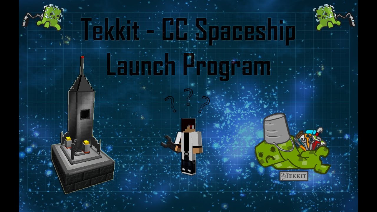 Tekkit - Spaceship Launch Program - YouTube