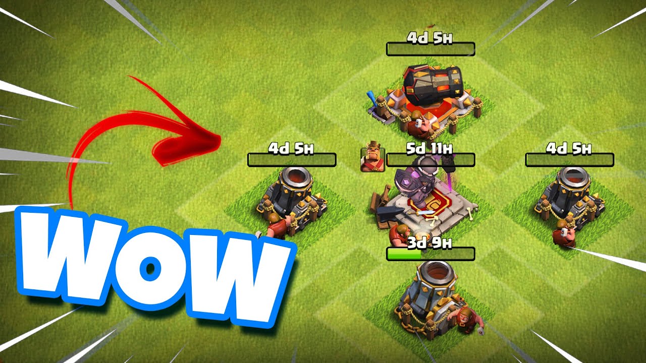 I USED EVERYTHING TO UPGRADE THESE IN CLASH OF CLANS - YouTube