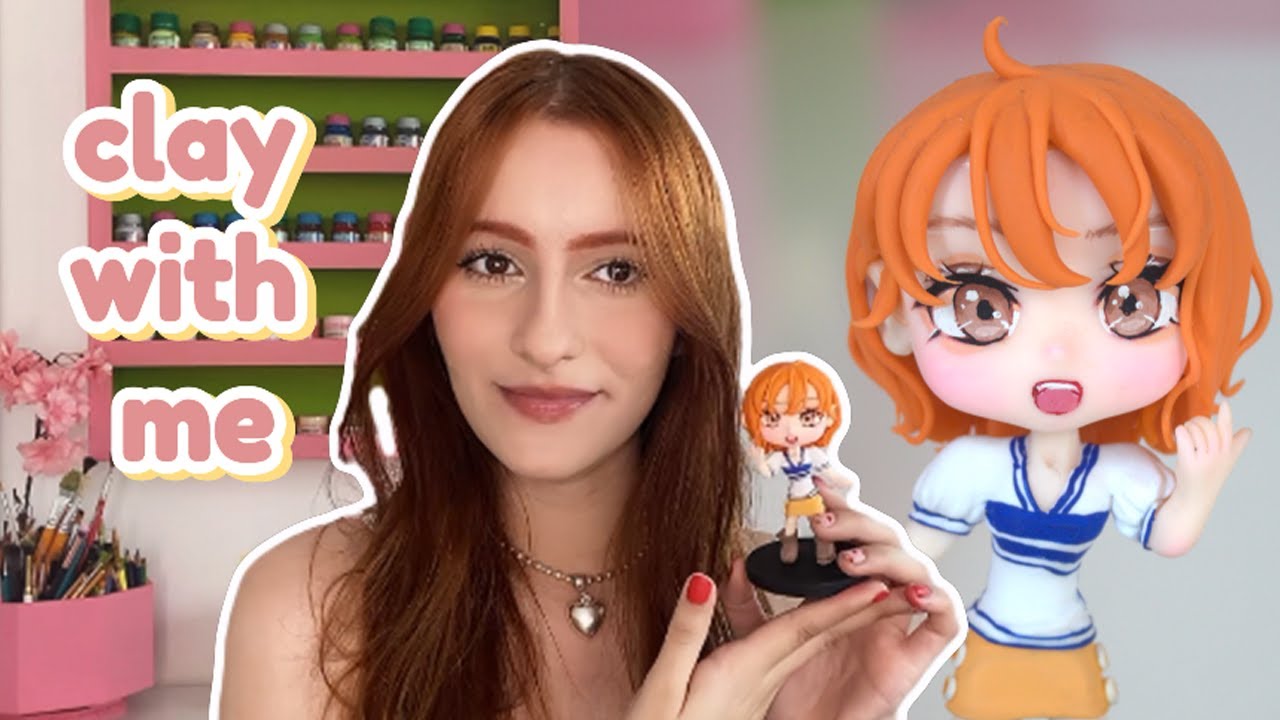 Eng/sub - Ensinando a fazer a Nami com Biscuit! - Clay with me - YouTube