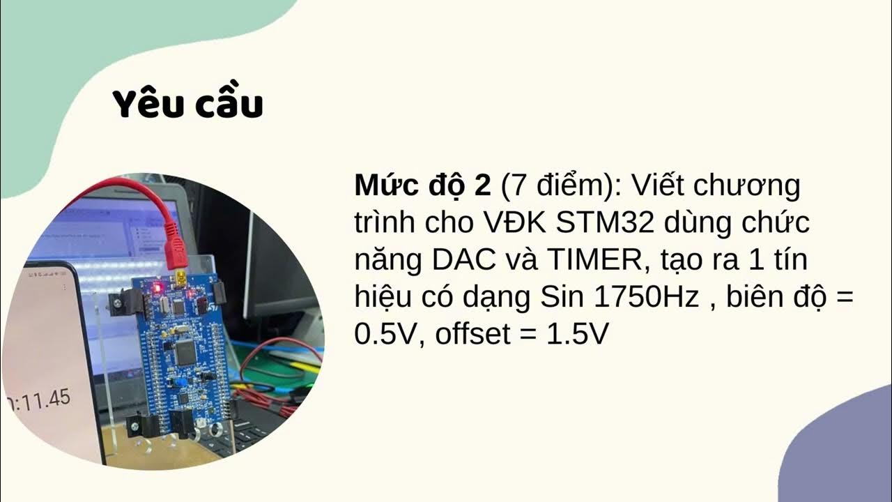 Lập trình DAC cho STM32F407 - YouTube