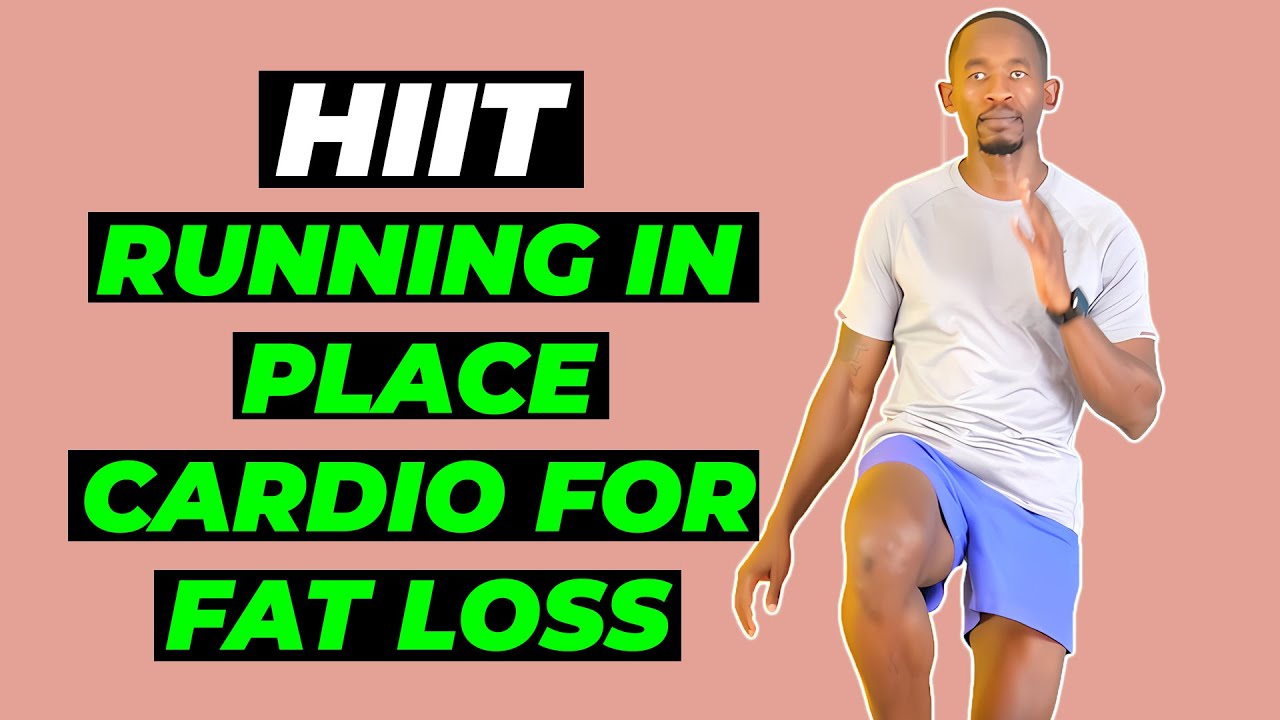 HIIT Running In Place Workout - 20 Minute Cardio Workout No Equipment ...
