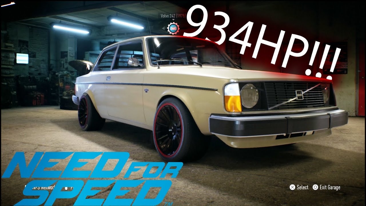 Need for Speed | Volvo 242 "934HP"!!! Gameplay | PS4 1080p - YouTube