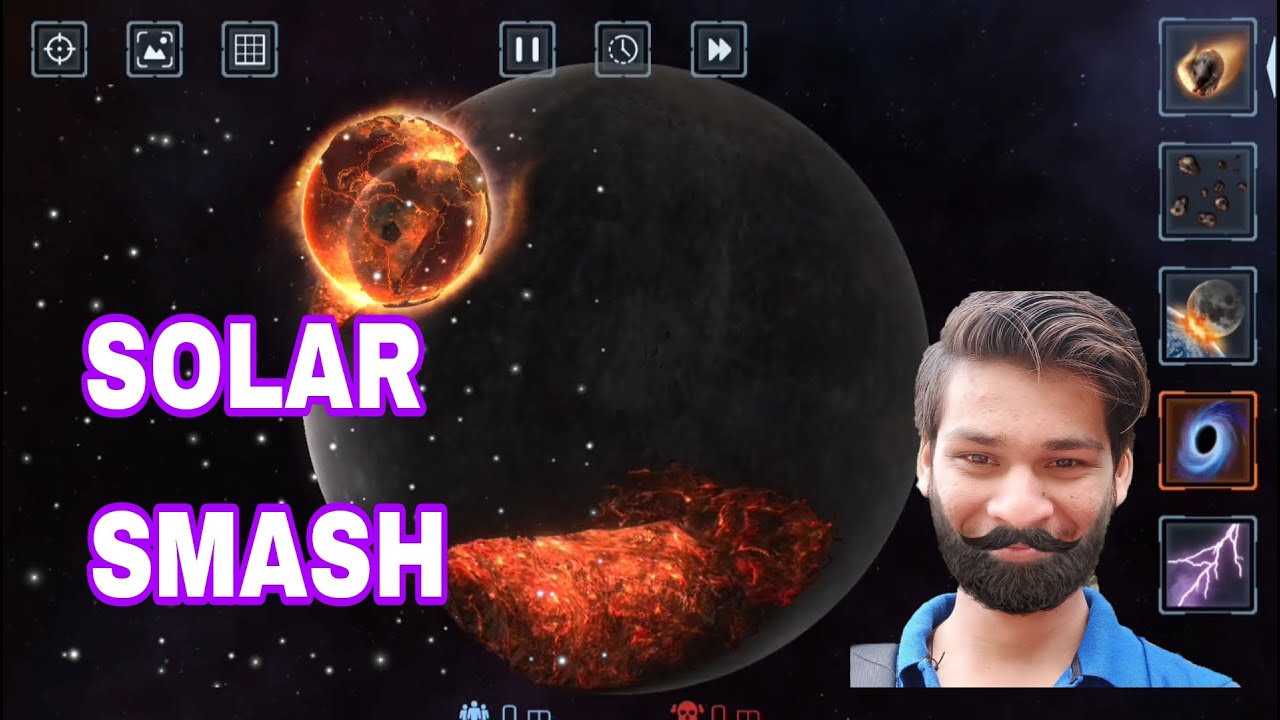 Lets destroy planets SOLAR SMASH GAMEPLAY - YouTube