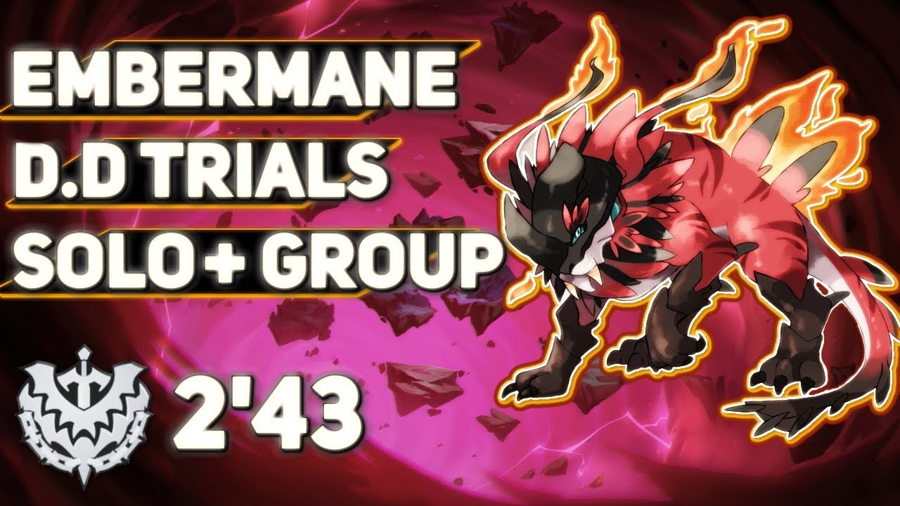 Dauntless Trials | Bloodfire Embermane Solo 2'43 + Group 0'28 | Hammer ...