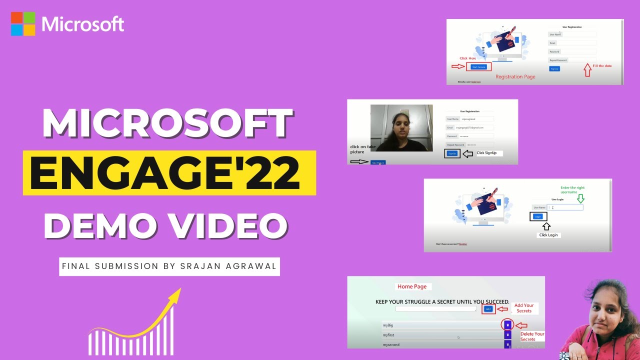 Microsoft Engage'22 Project Demo Video(Face Recognotion) 💫 - YouTube