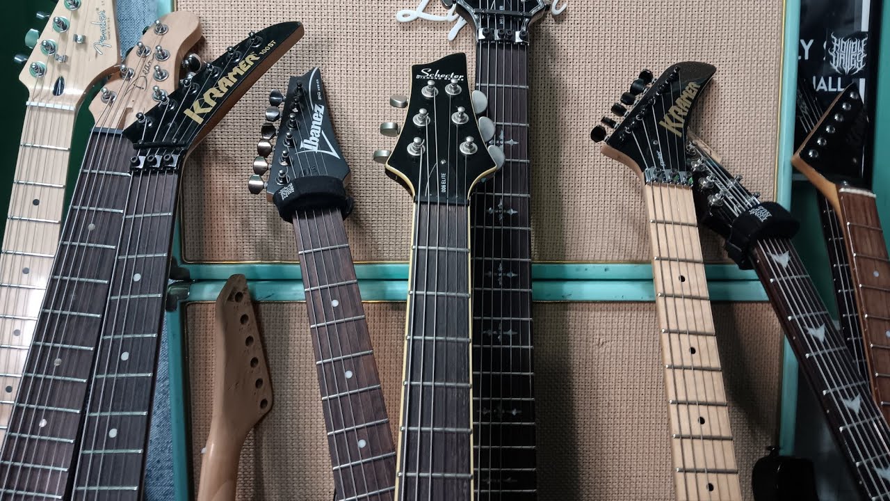 My Entire Guitar Collection On A Budget - YouTube