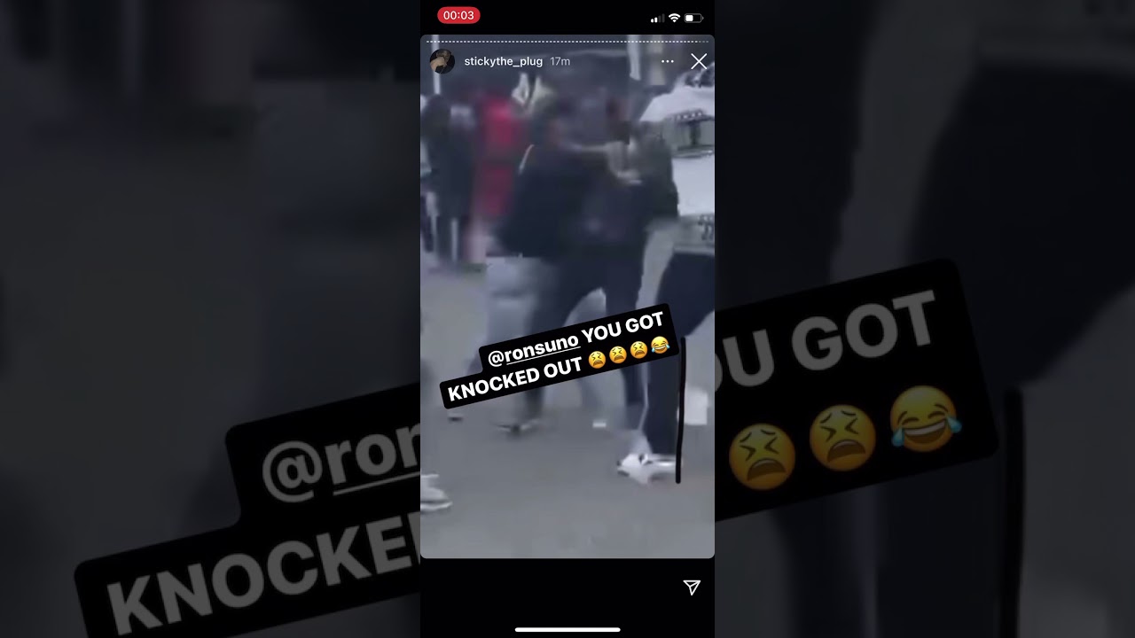 Kay flock vs Ron suno fight footage - YouTube