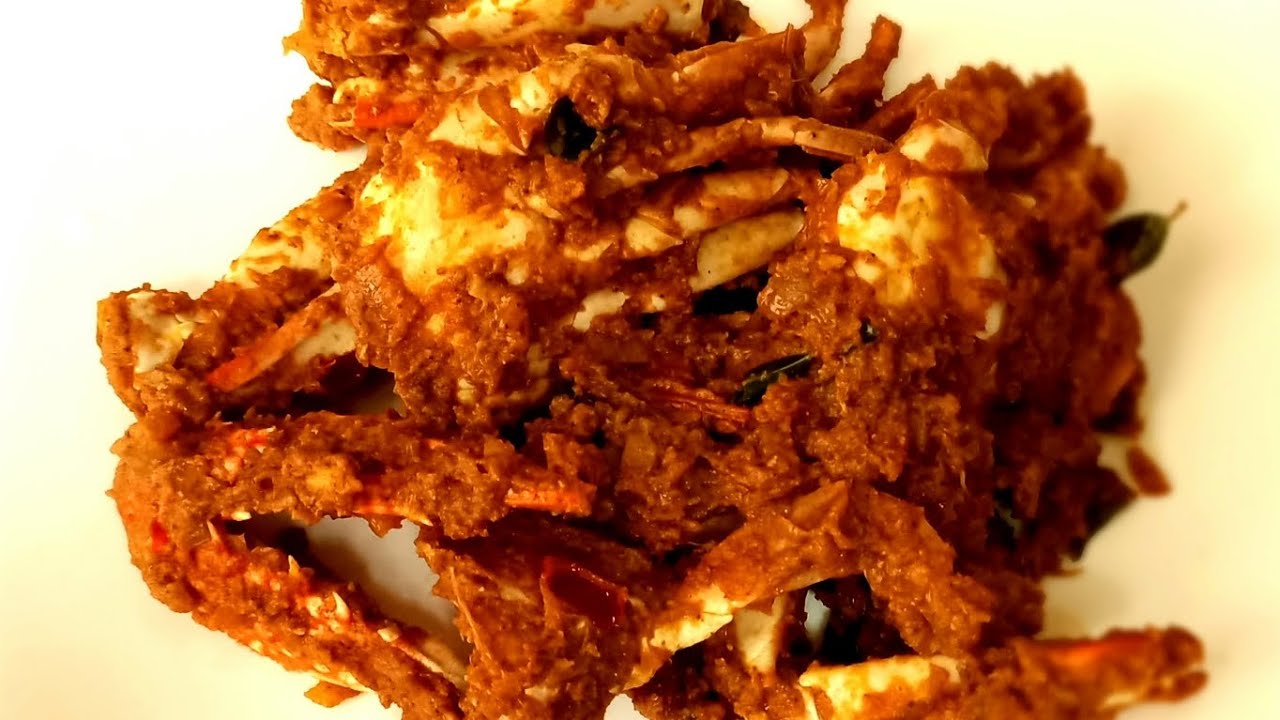 CRAB FRY | Crab roast recipe | Nandu varuval homestyle | Side dish crab ...