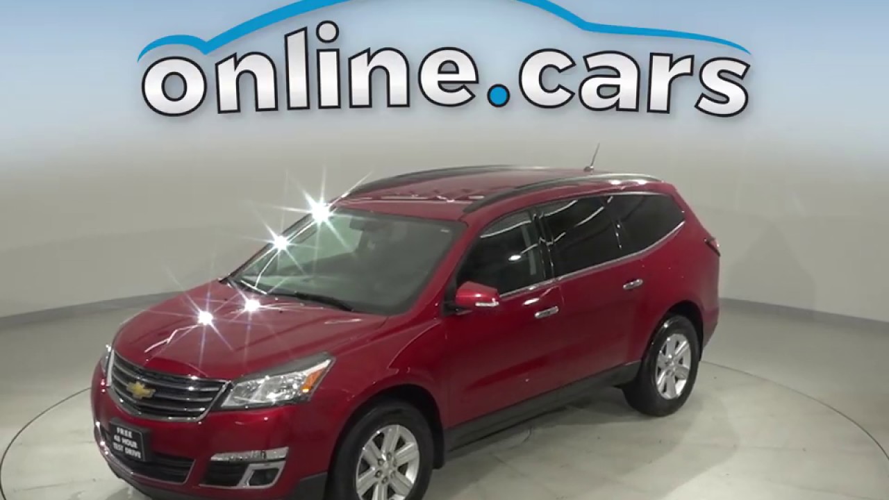 A17441PT Used 2013 Chevrolet Traverse LT AWD Red SUV Test Drive, Review ...