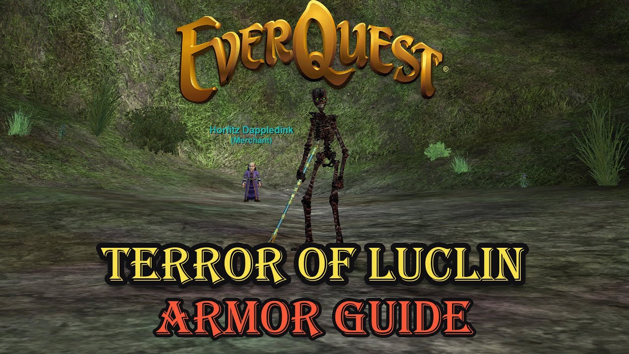 Everquest Guide: Terror of Luclin Armor Guide (L116 - 120) - YouTube