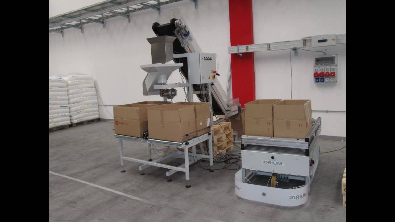 AGV - metal line follower - YouTube