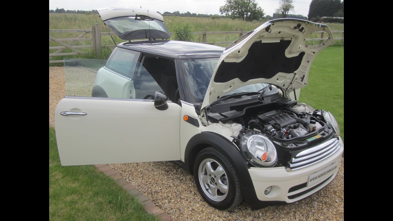 2010 Mini Cooper diesel Pepper White - YouTube