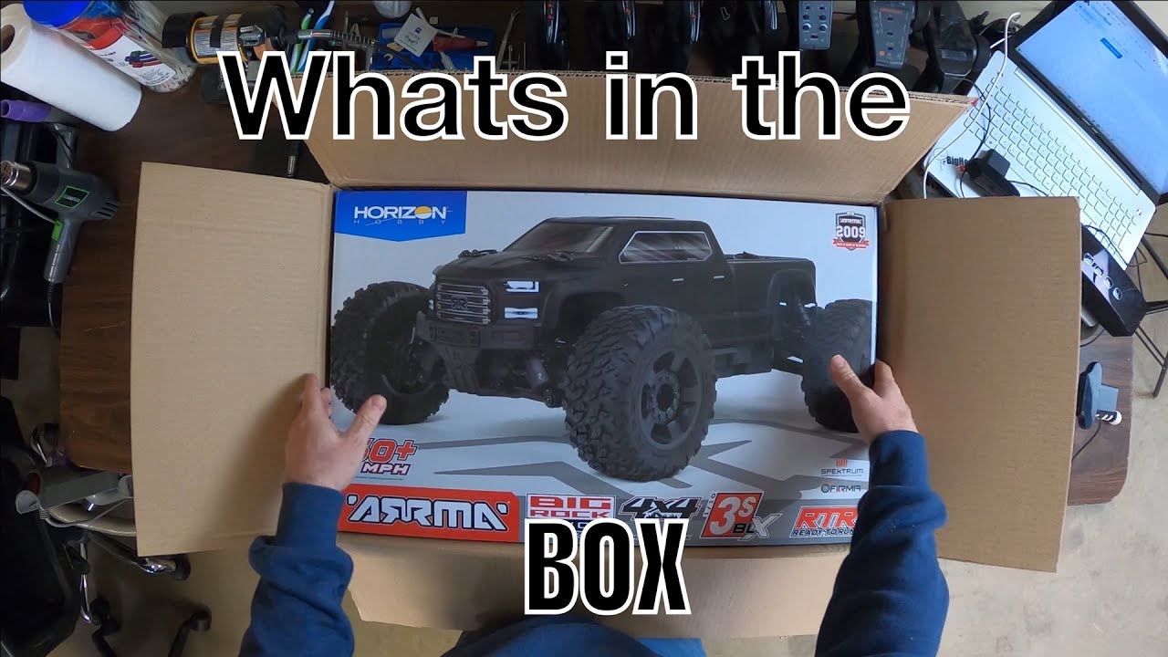 Arrma Big Rock Unboxing 4X4 V3 2021 4k #arrma big rock #rcbashing # ...