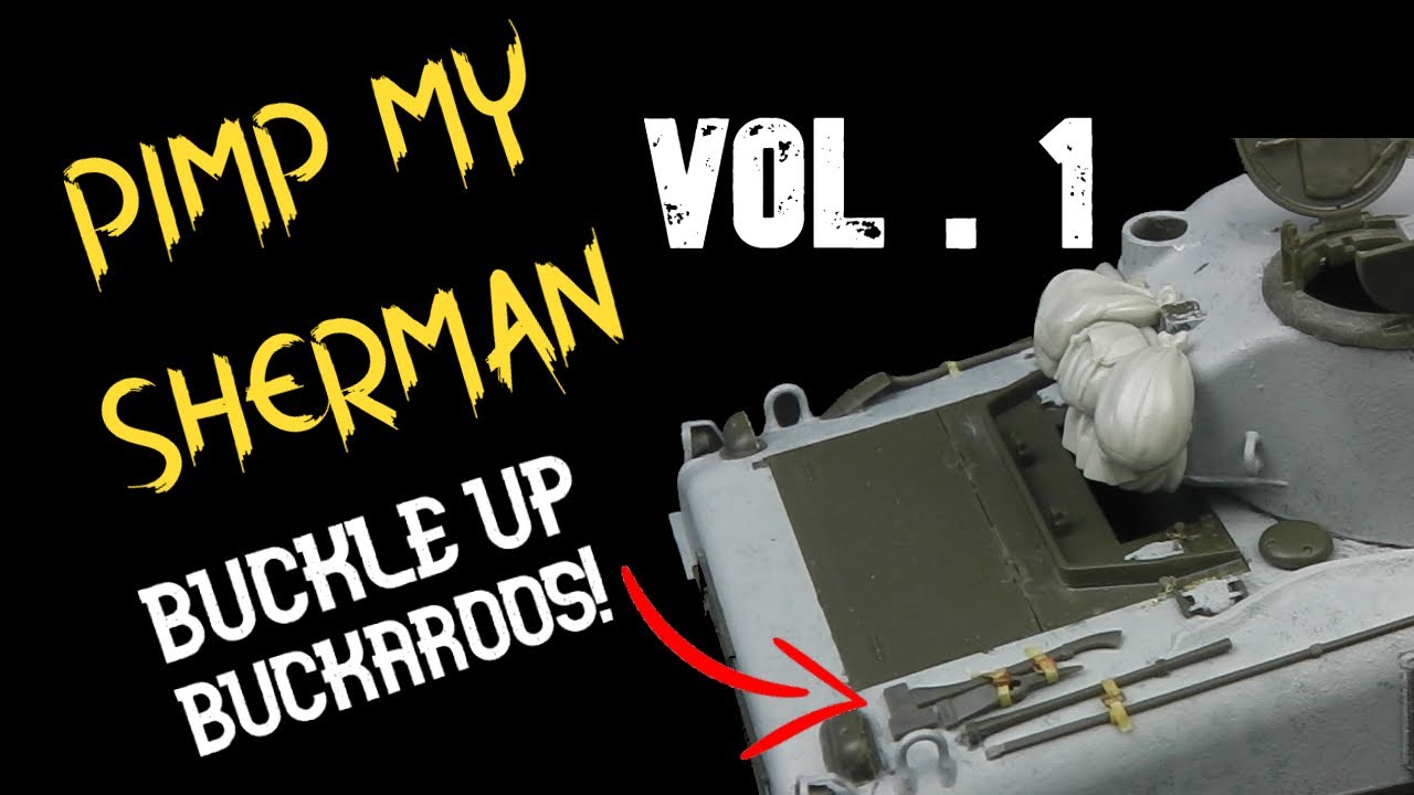 1/35 M4 Sherman Tool Tie Down Tutorial/ 1/35 Armor detailing - YouTube
