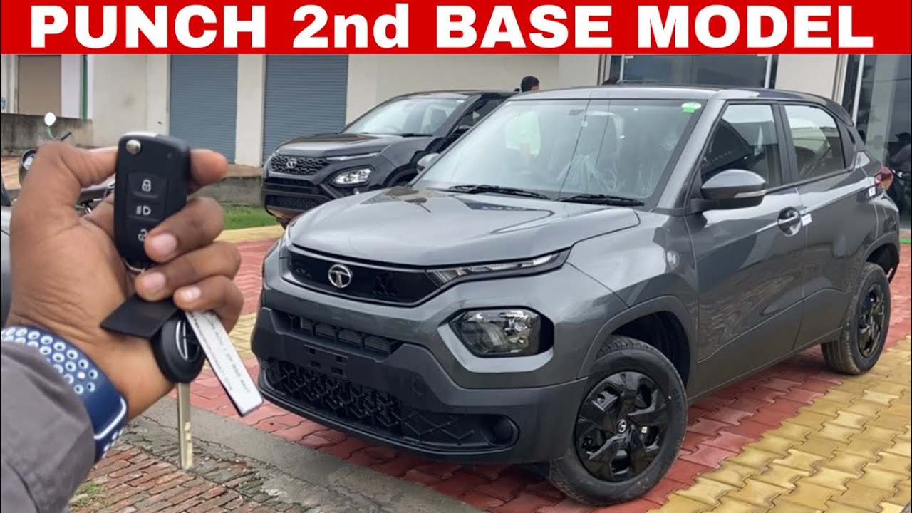 Tata Punch Adventure 2022 || Punch 2nd Base Model || Punch Grey Colour ...