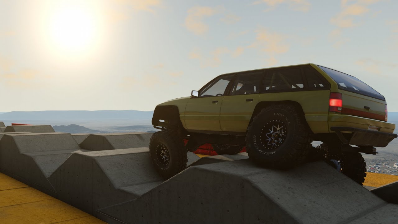 New map | Satisfying Car Suspension Test in BeamNG drive | Controller ...