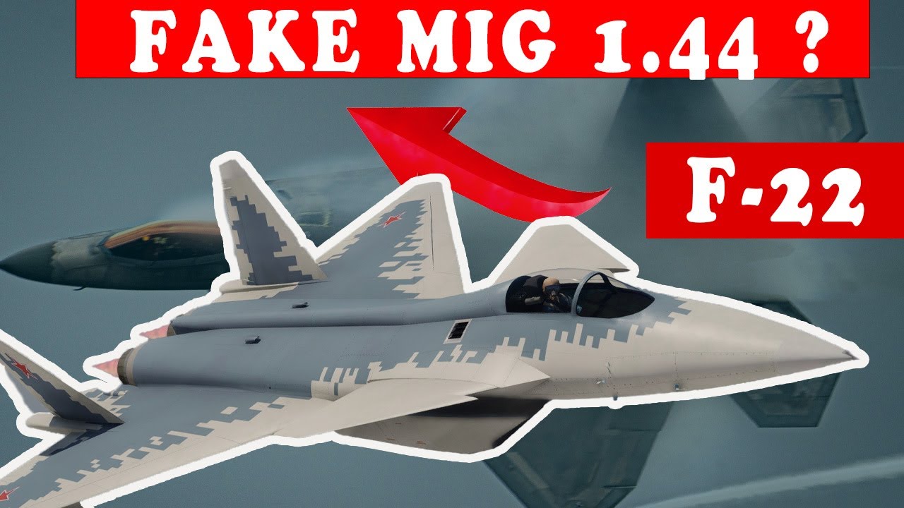 MiG 1.44 Is it a clone of the US F-22 Raptor? A new question. - YouTube