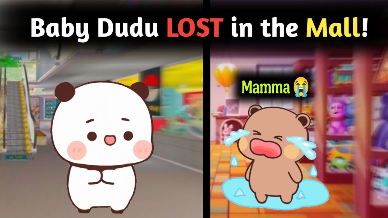 Baby Dudu Got Lost in the Mall! | Emotional Bubu Dudu Story - YouTube