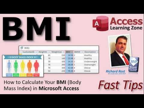 How to Calculate BMI (Body Mass Index) in Microsoft Access and Display ...