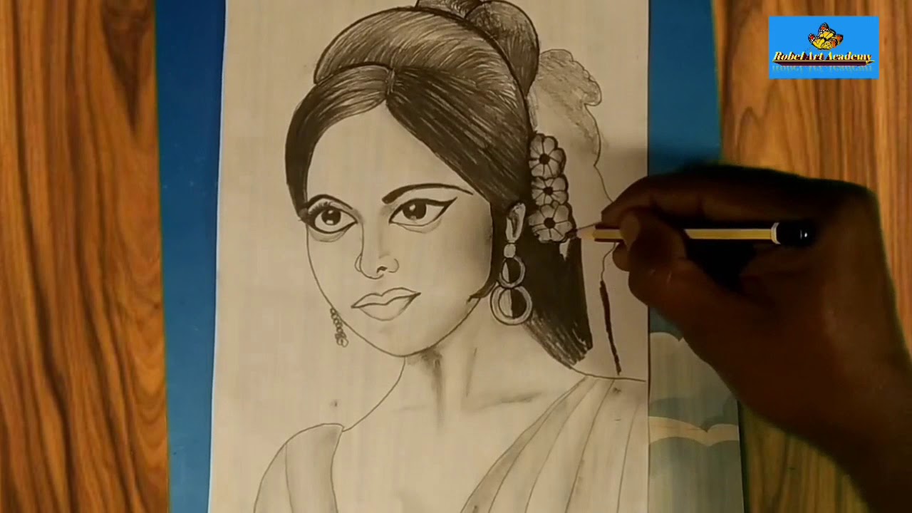 How to draw beautiful girl step by step... - YouTube