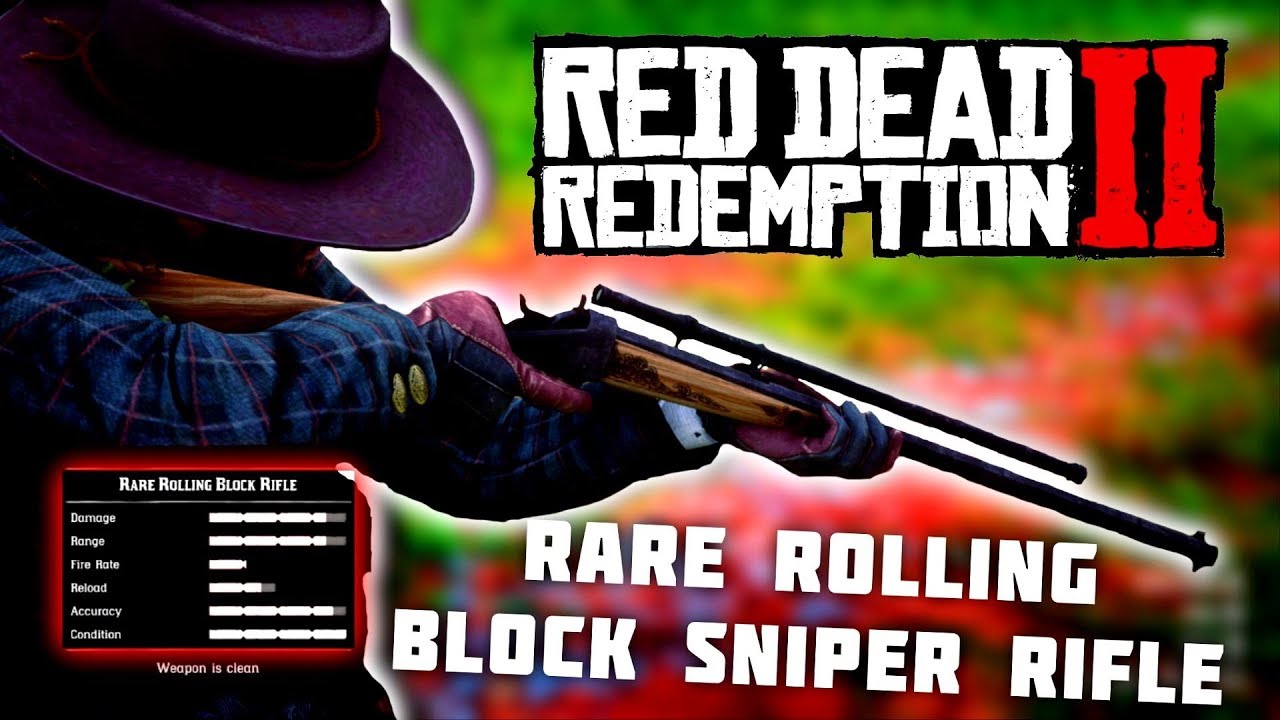 Red Dead Redemption 2 | Rare Rolling Block Sniper Rifle - YouTube