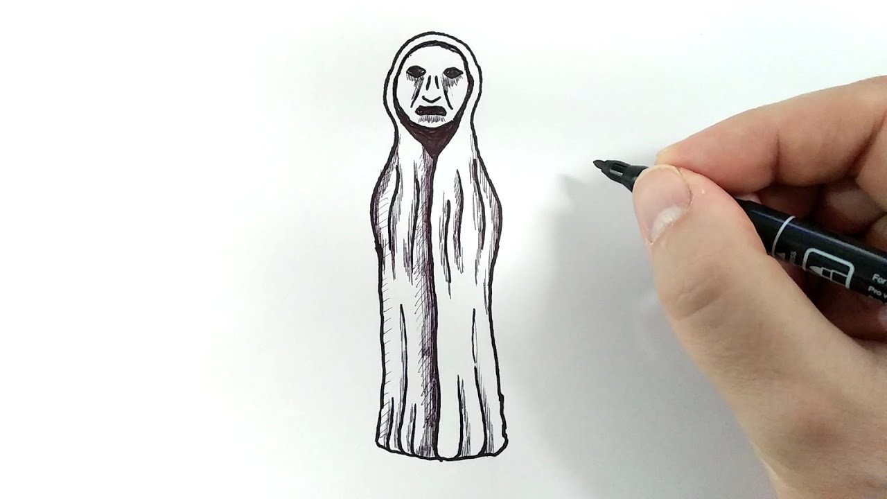 How to Draw Ghost Red,Trevor Henderson - YouTube