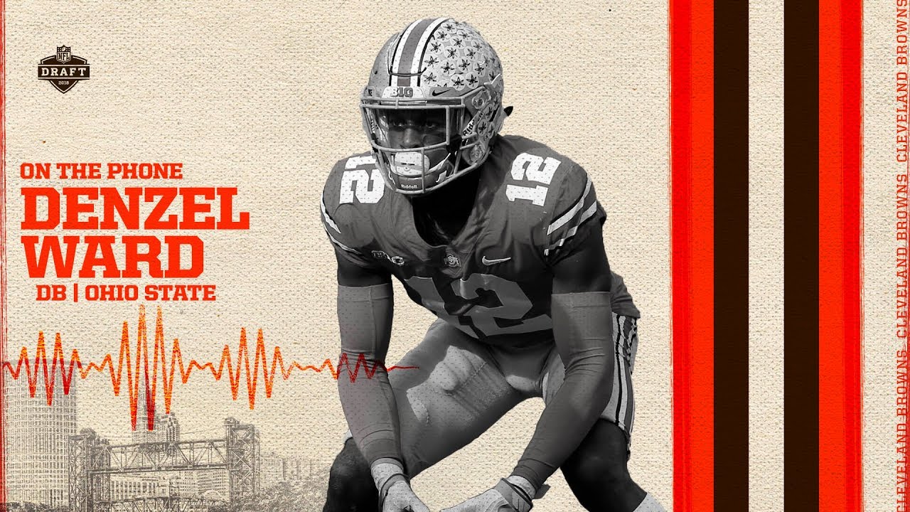 2018 Draft: Denzel Ward Conference Call - YouTube