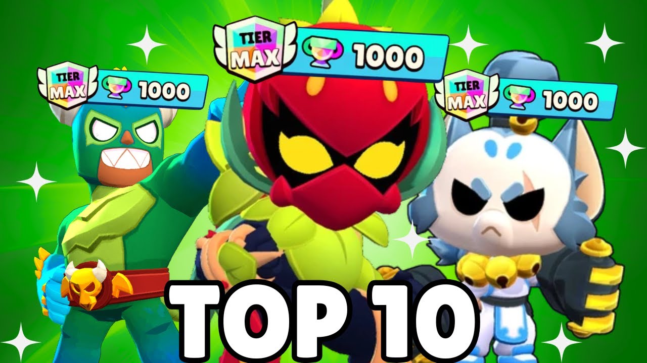 Top 10 Easiest MAX TIERS In Brawl Stars (New Meta) - YouTube