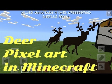 Minecraft: deer Pixel Art: simple tutorial - YouTube
