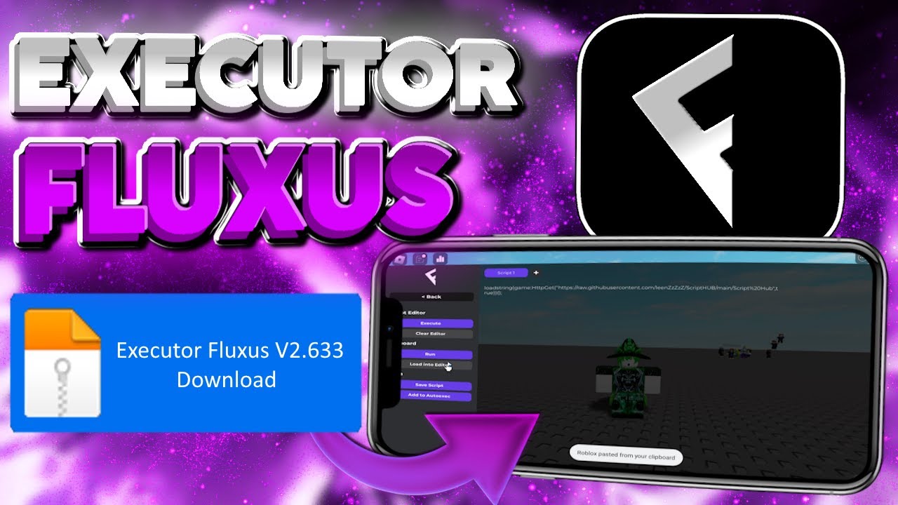 FLUXUS ATUALIZADO! Novo EXECUTOR FLUXUS 64/32 BITS Celular e PC (Sem ...