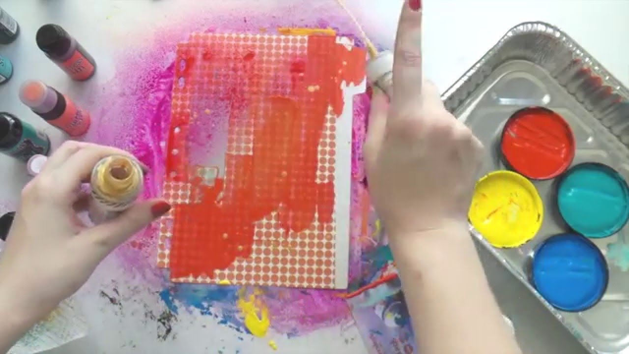 Journaling By 5s - Part 1 ~ Paint/Ink (Background) - YouTube