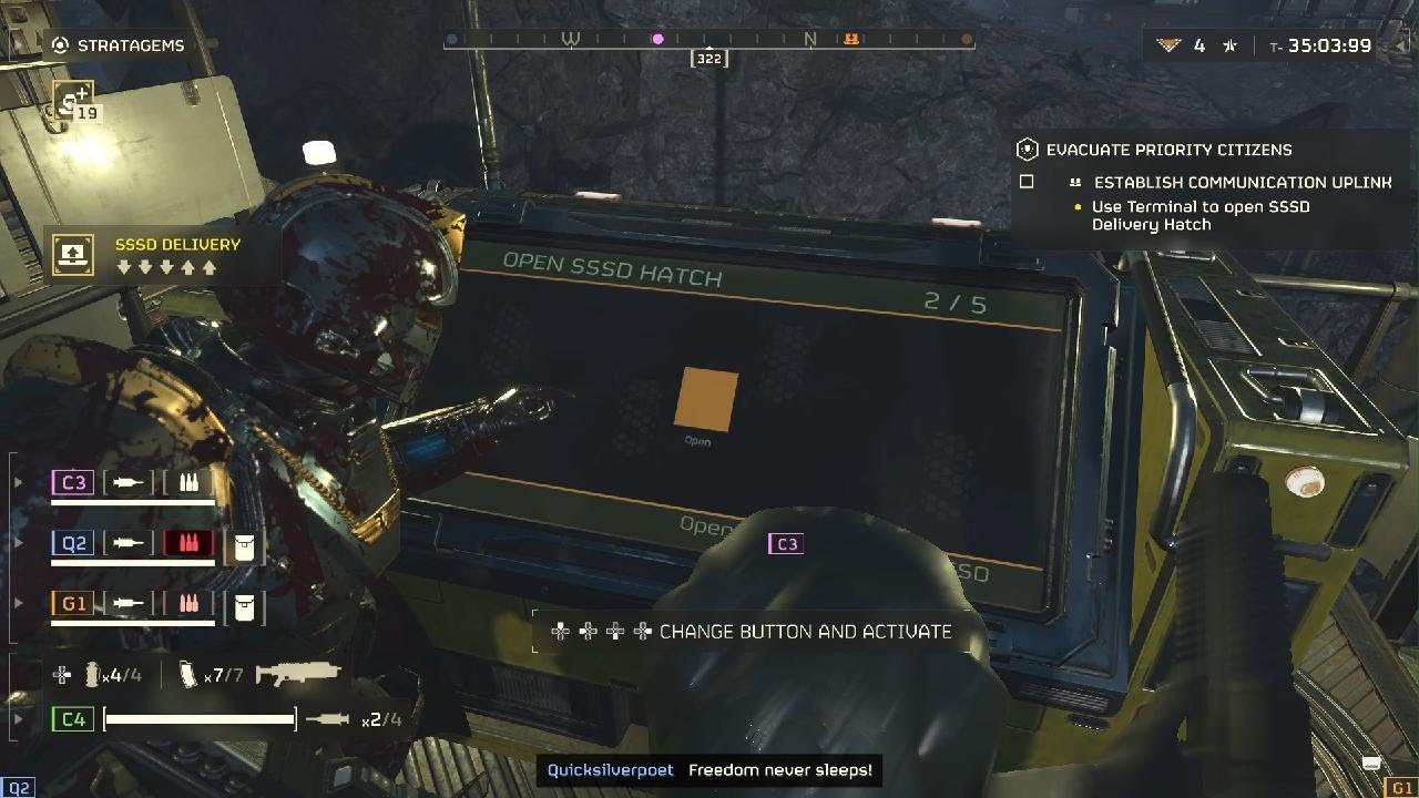 HELLDIVERS 2 Civilian mission - YouTube