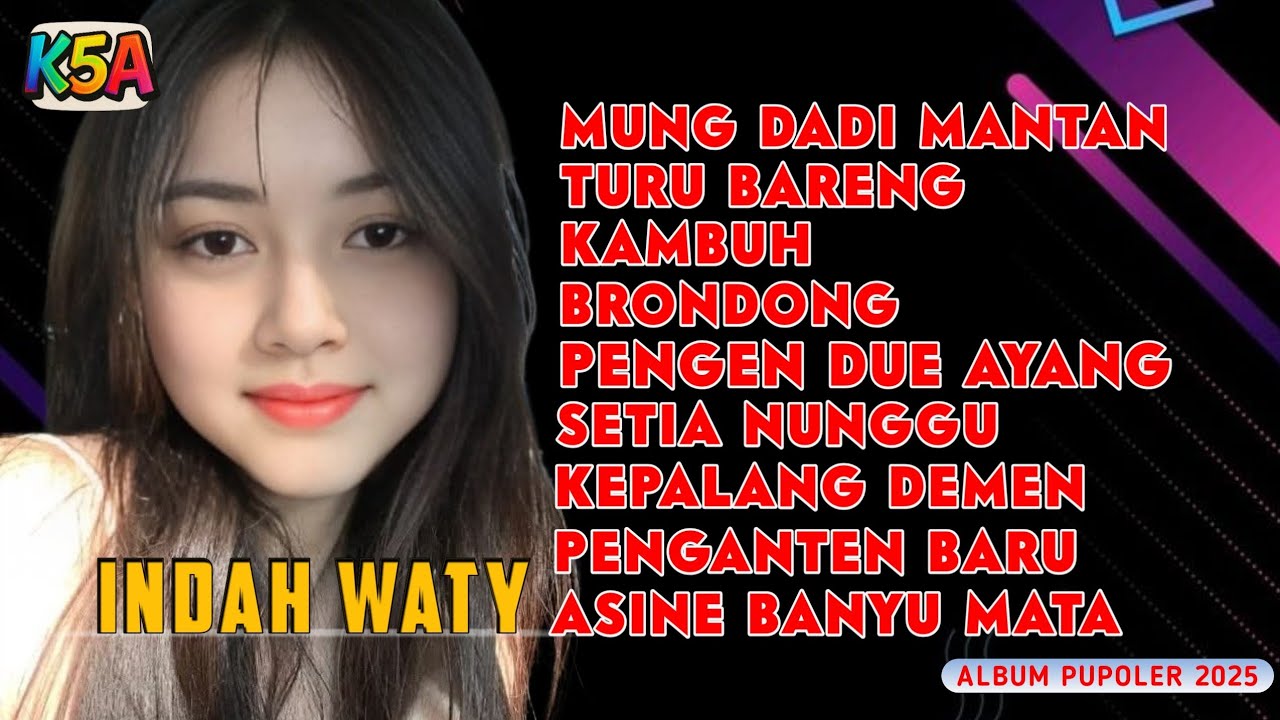 INDAH WATY | Full Album 2025 | Mung Dadi Mantan | Asine Banyu Mata ...
