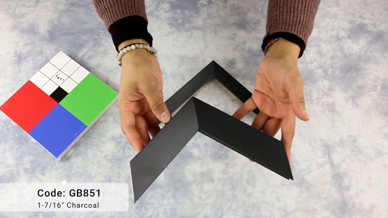 Corner Samples - Custom-made Picture Frames: Contemporary Slanted ...