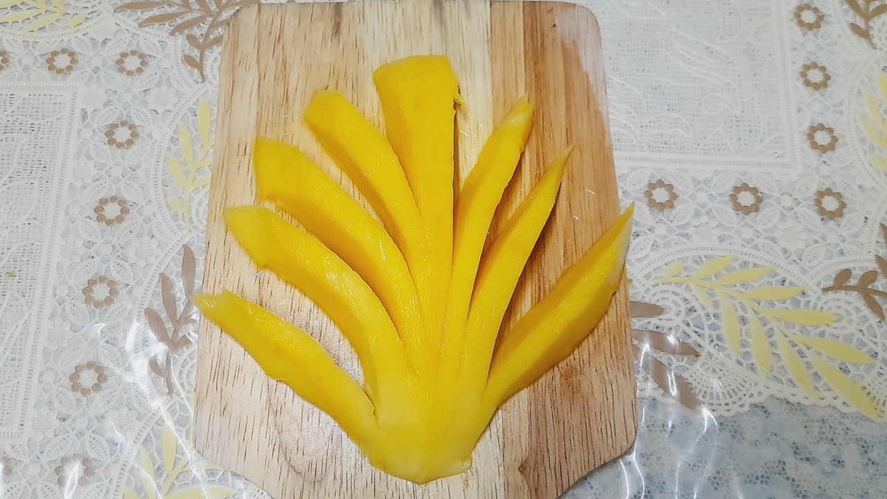 Mango Cutting Design 🥭 - YouTube