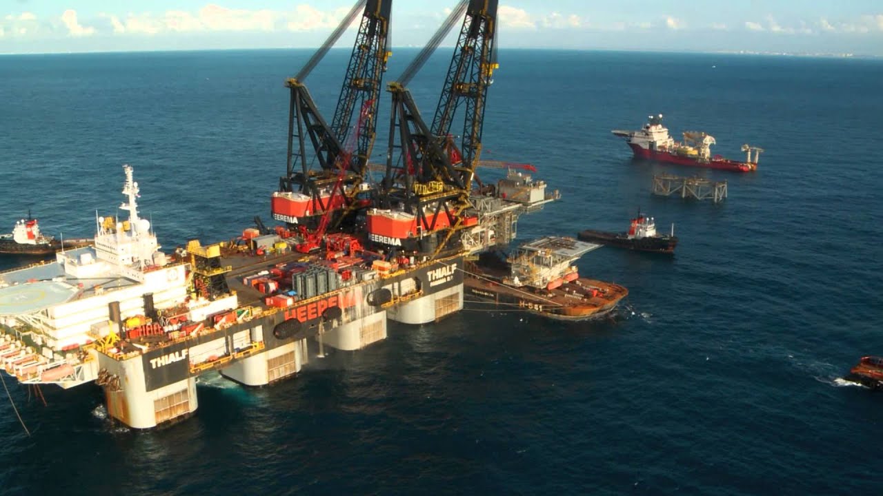 The Tamar Platform Installation - YouTube