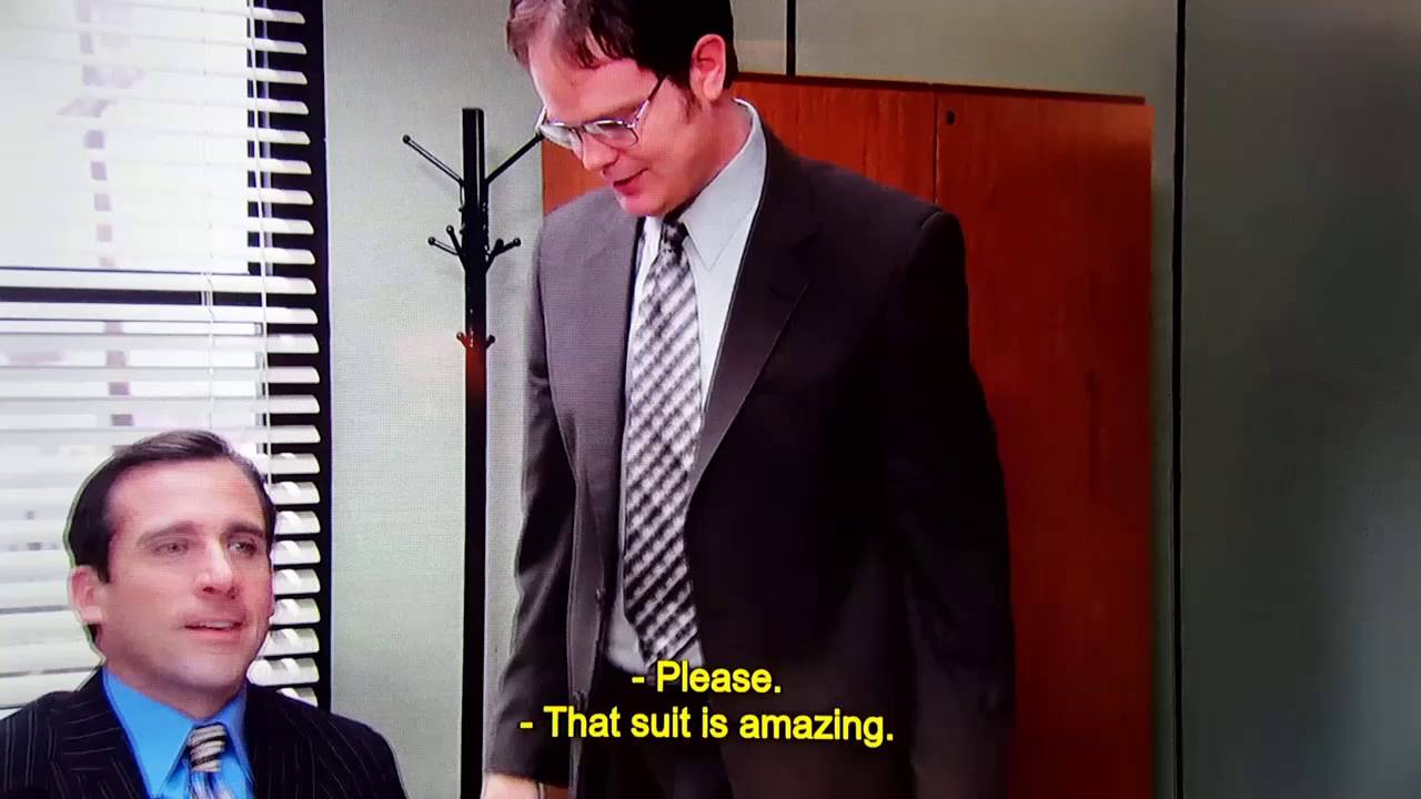 The Office Michael Scott Suit Made in Bulgaria - YouTube