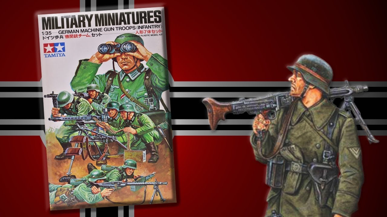 German WW2 Machine Gun Troops || TAMIYA 1/35 Military Miniature Kit ...