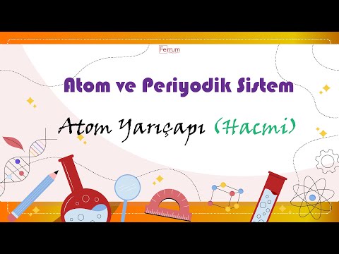 Atom Yarıçapı (Atom Hacmi) | Atom ve Periyodik Sistem