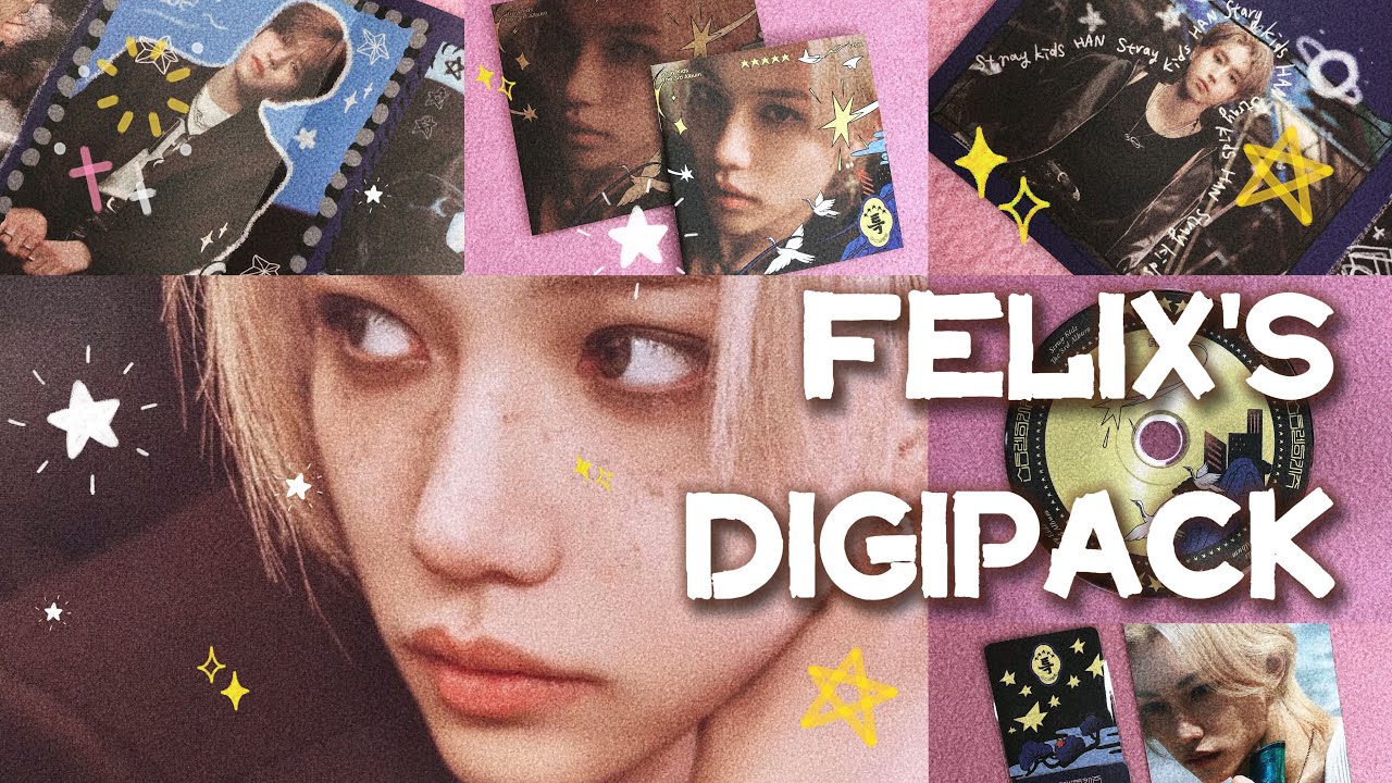 распаковка (🤡) диджипака феликса | stray kids 5-star digipack ver ...