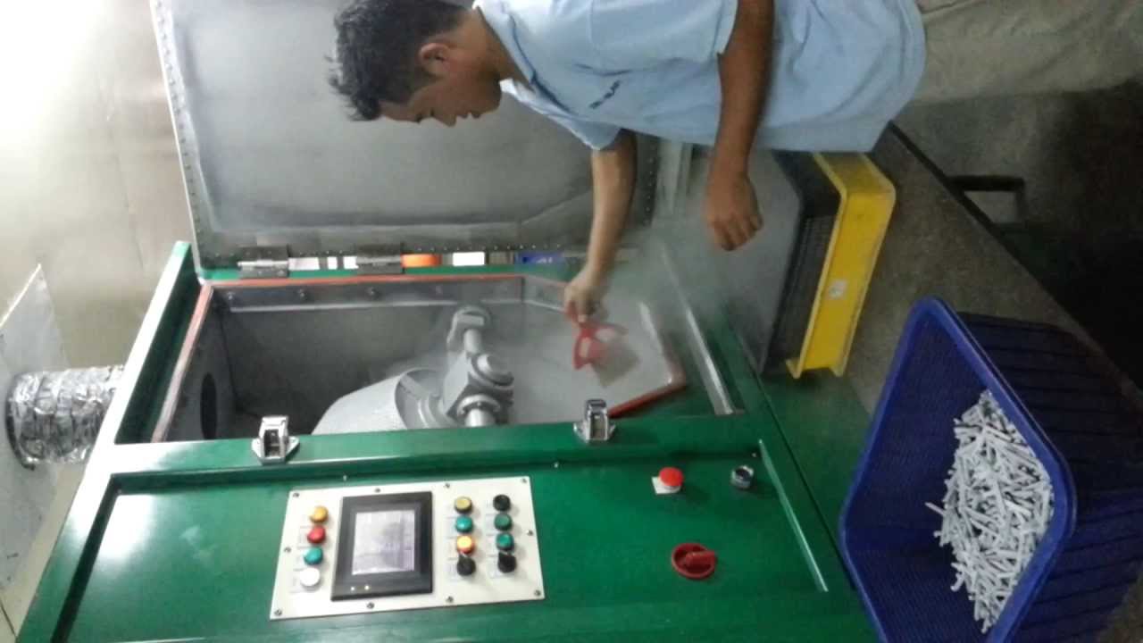 Cryogenic deflashing video - YouTube