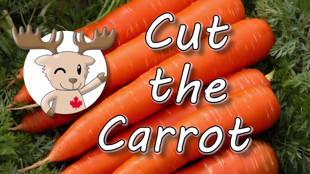 Cut The Carrot Simple Song for Kids - YouTube