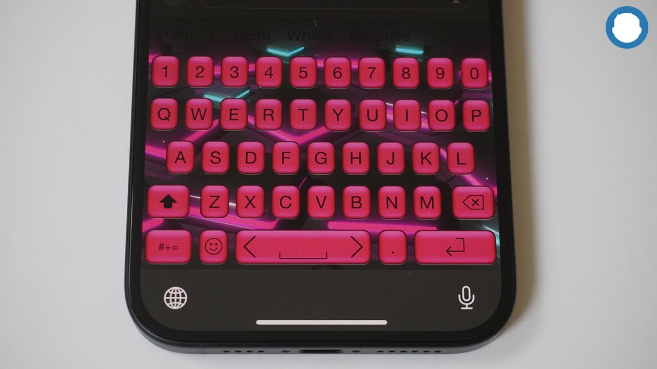 How To Change Keyboard Color On Iphone 15/15 Plus Max/Pro Max - YouTube
