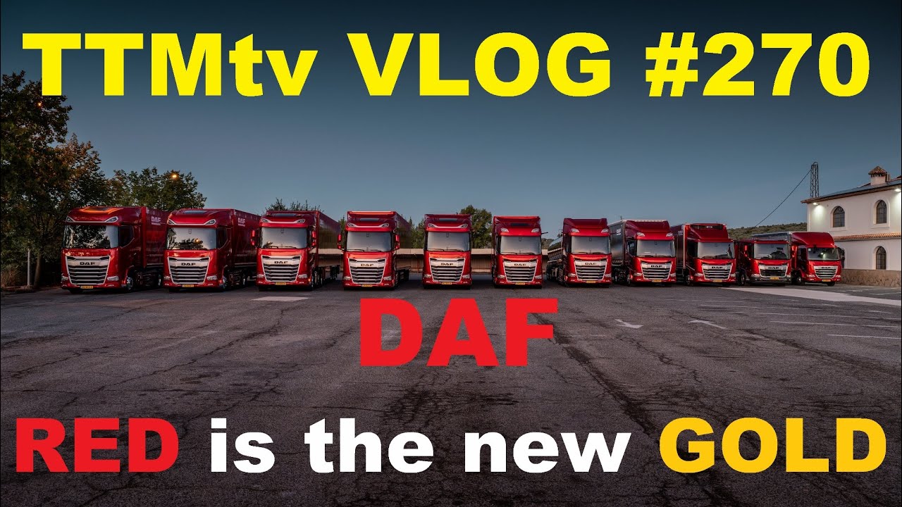 TTMtv VLOG #270 - DAF: RED is the new GOLD! - YouTube