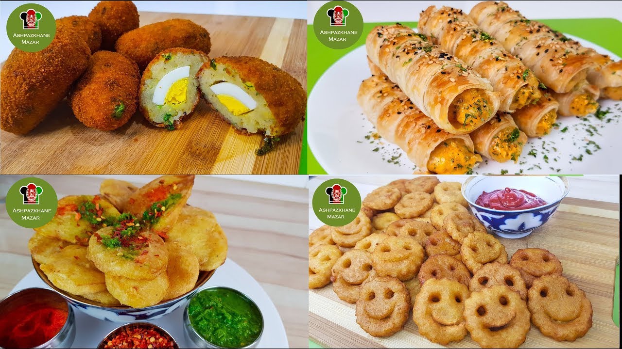 4 Easy Ramadan Iftar Recipes | چهار غذای ساده برای رمضان مبارک - YouTube