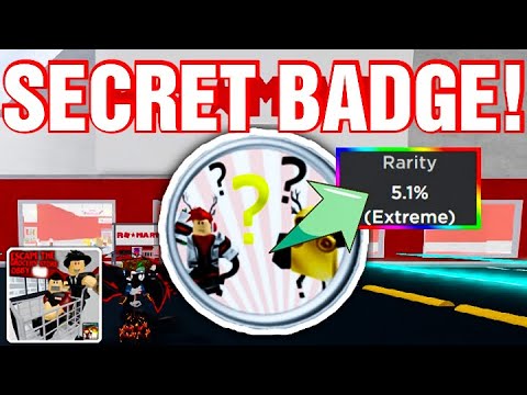 *SECRET BADGE* in Escape The Grocery Store Obby! | Roblox - YouTube