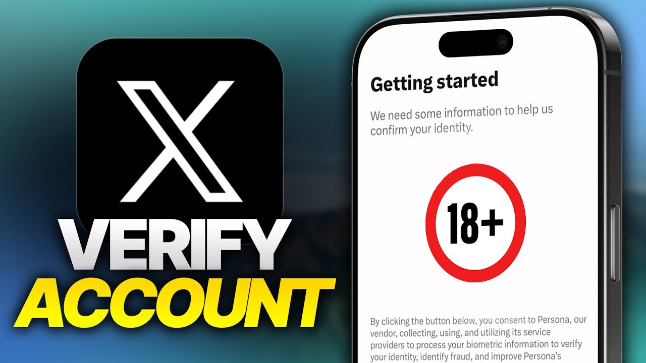How To Verify Account & Age on X (Newest Update Fixed) - YouTube