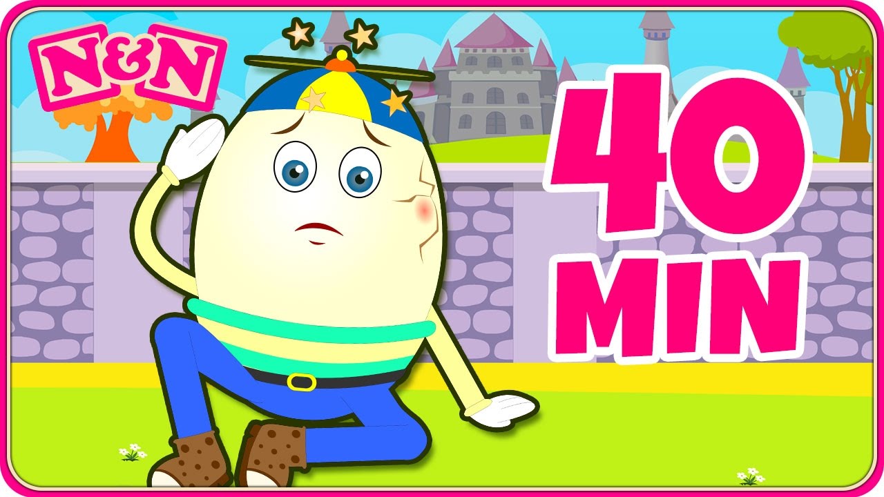 Humpty Dumpty Nursery Rhymes | Kids Songs | Nellie and Ned - YouTube
