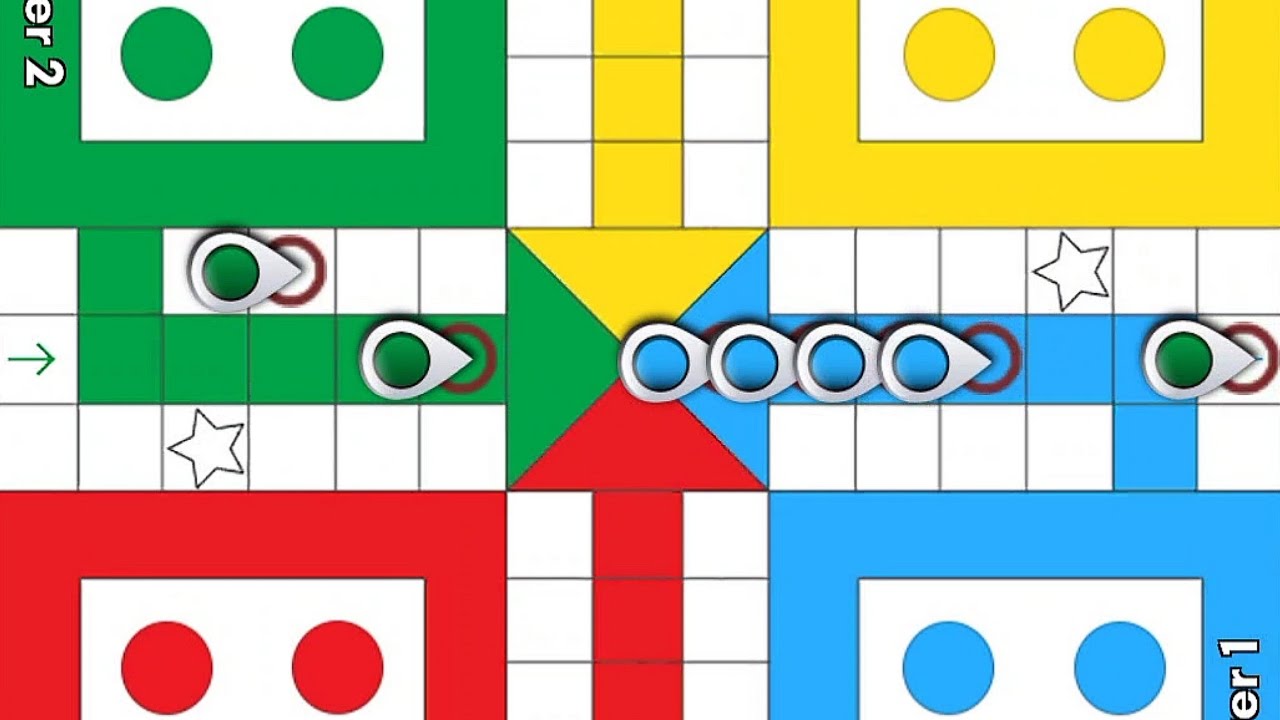 Ludo game in 2 players | Ludo King 2 players | Ludo gameplay #1128 ...