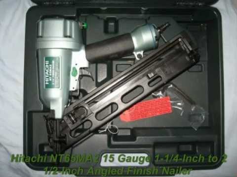 Hitachi Finish Nailer Reviews - NT65M2 Hitachi Finish Nailer - YouTube